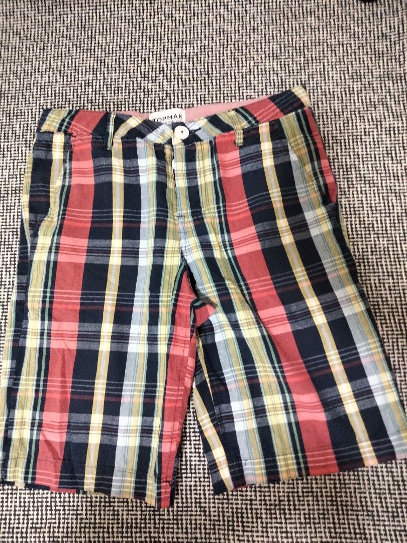 Checkered Pants, Men's Fashion, Bottoms, Shorts on Carousell