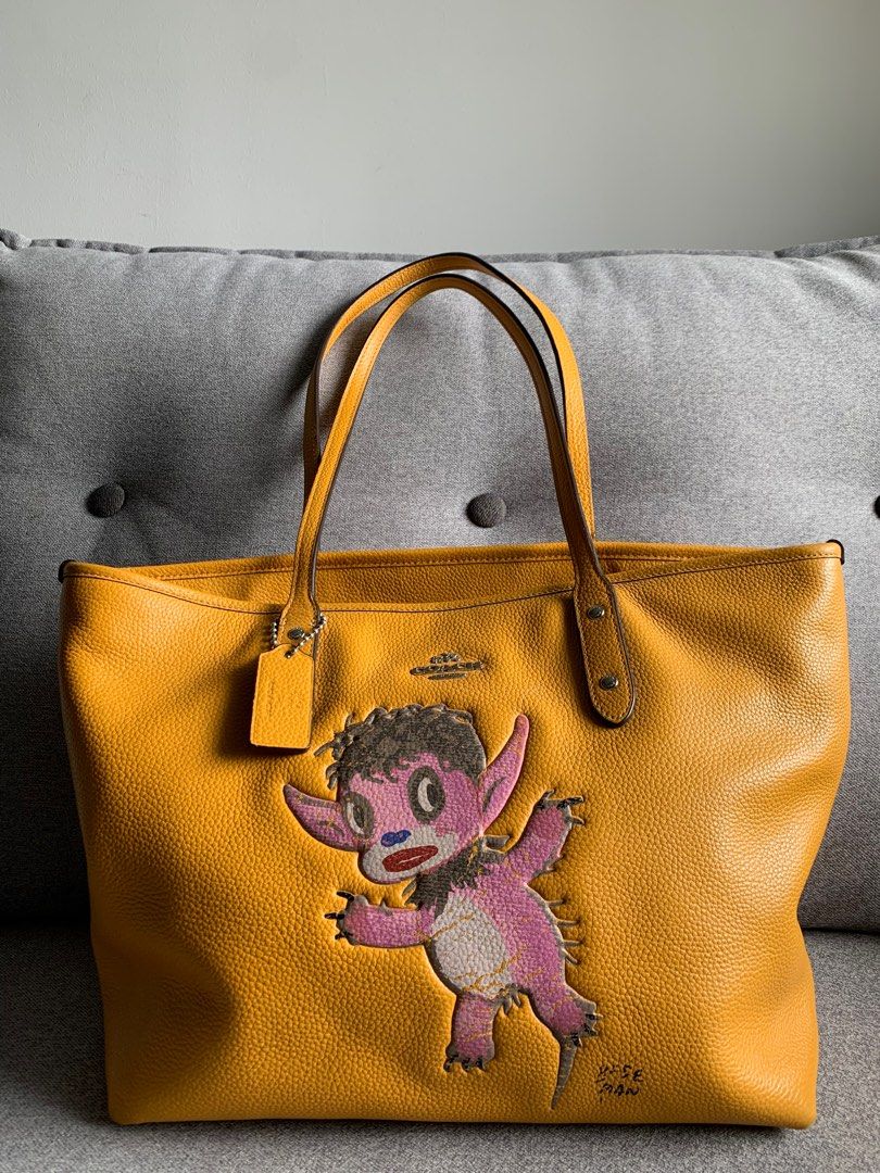 Coach X Baseman (Limited Edition) Buddy Boy City Tote in Pebble Leather ...