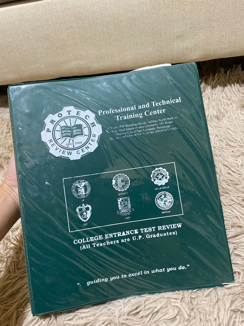 College Entrance Test Reviewers (UP, Ateneo, La Salle, UST), Hobbies ...