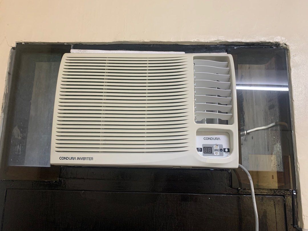 Condura 1.5 HP inverter window type, TV & Home Appliances, Air ...