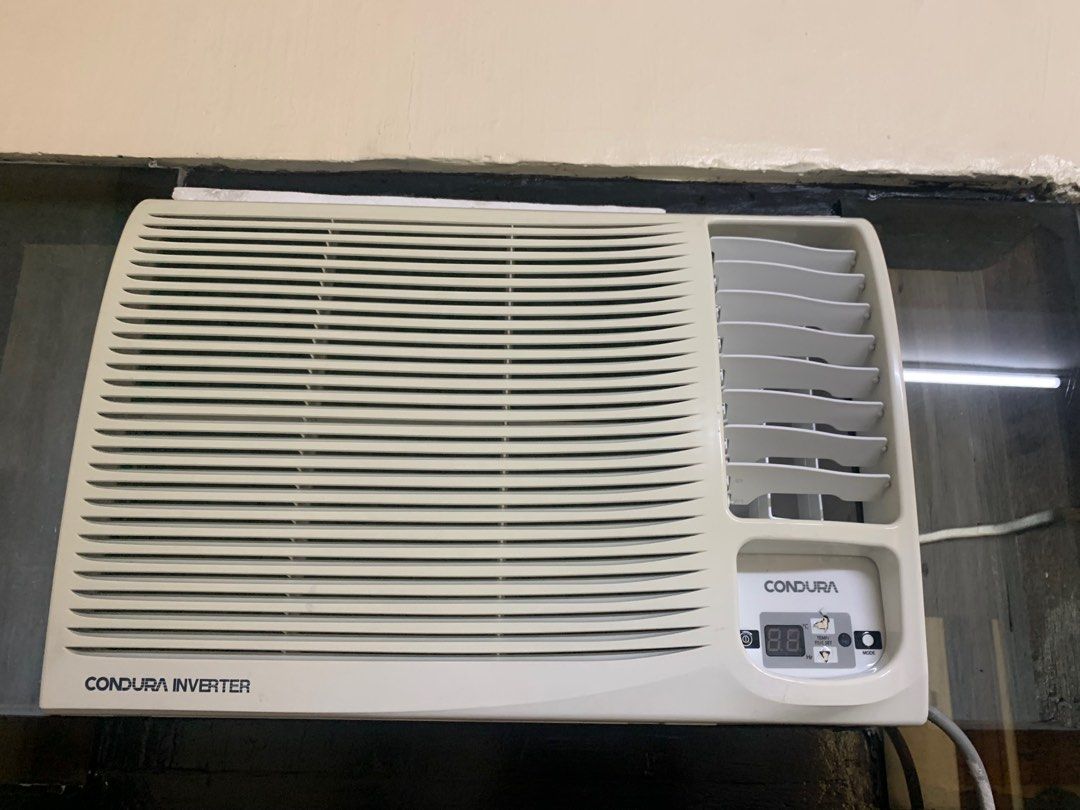 Condura 1.5 HP inverter window type, TV & Home Appliances, Air ...