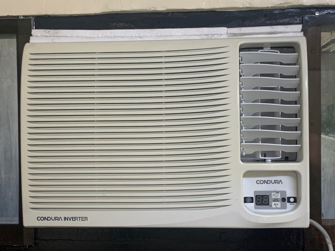Condura 1.5 HP inverter window type, TV & Home Appliances, Air ...