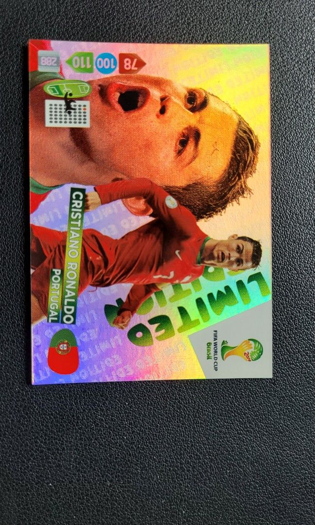 Cristiano Ronaldo Panini World Cup Brazil 2014 Limited Edition, Hobbies ...