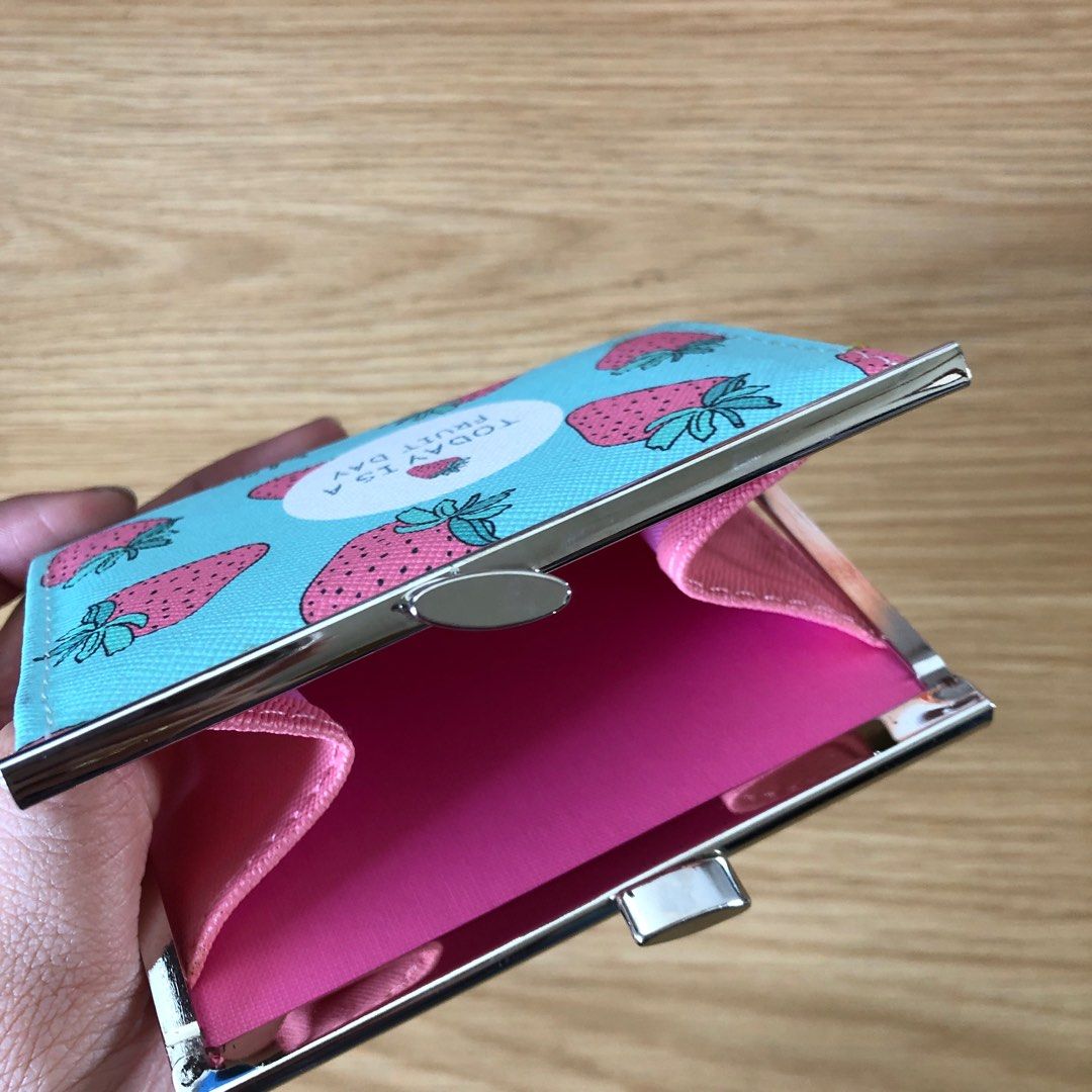 Cute Strawberry wallet, Women's Fashion, Bags & Wallets, Wallets & Card ...