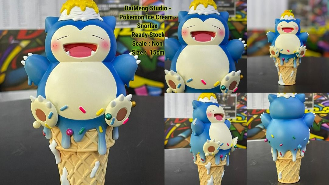 DaiMeng Studio - Pokemon Ice Cream Series - Snorlax, Hobbies & Toys ...