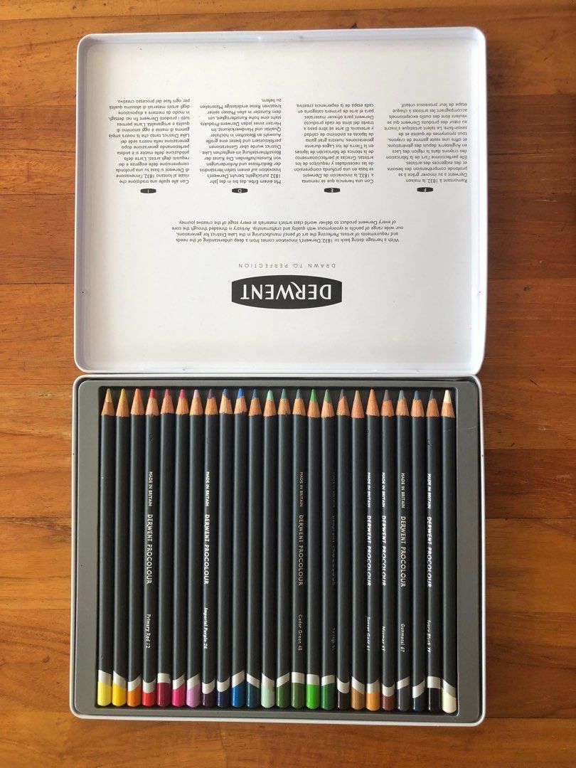 Derwent Procolour Colour Pencils, Hobbies & Toys, Stationery & Craft ...