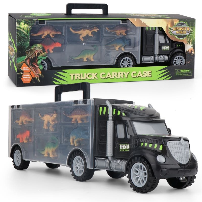 Dinosaurs Transport Car Carrier Truck Toy with Dinosaur Toys Inside ...