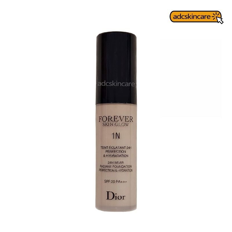 Dior Forever Skin Glow 24H Wear Radiant Foundation Perfection & Hydration 5ml #1N, Beauty ...