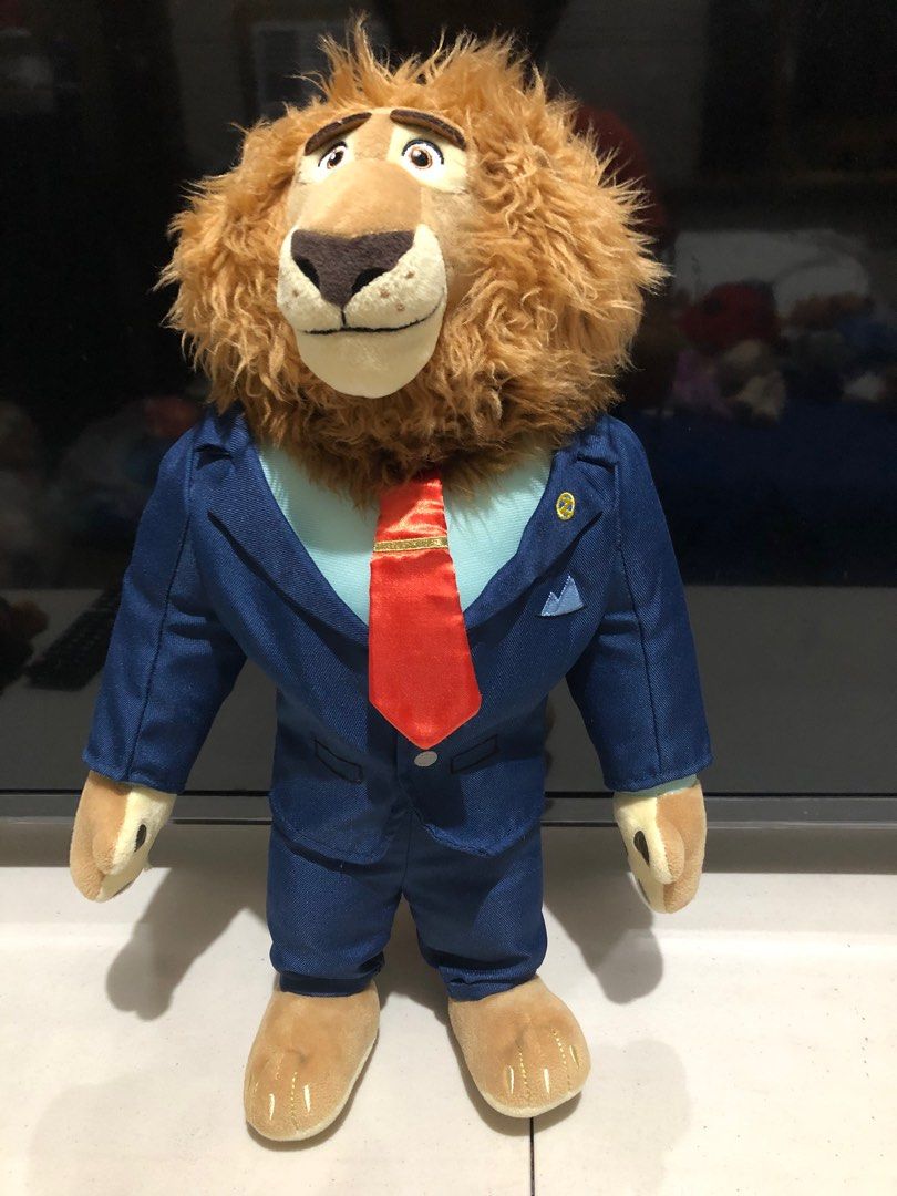 Disney Zootopia 15” Mayor Lionheart Plush, Hobbies & Toys, Toys & Games ...