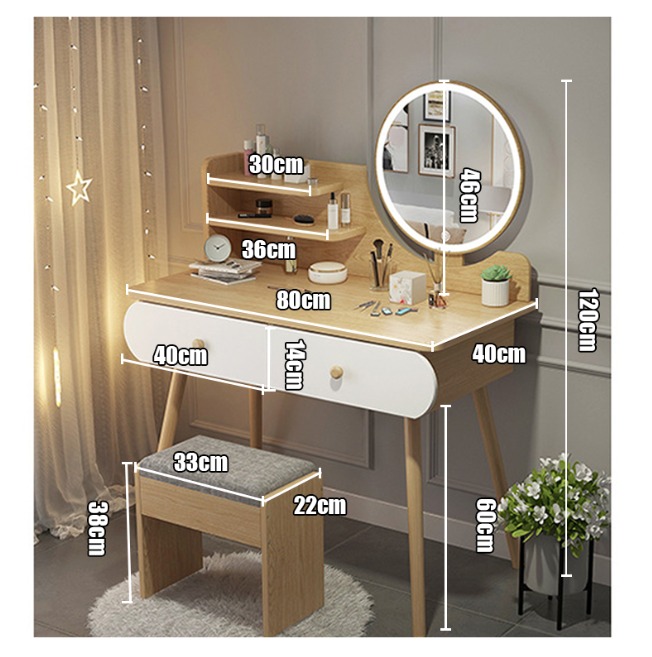 Dresser /toilet table /bureau with mirror /Dressing table/Free Delivery ...