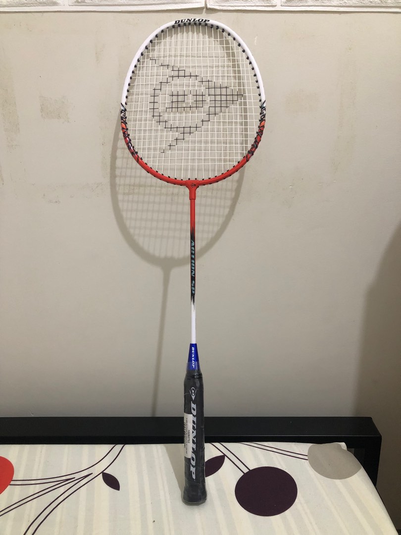 Dunlop Badminton Racket [Action SP White], Sports Equipment, Sports ...