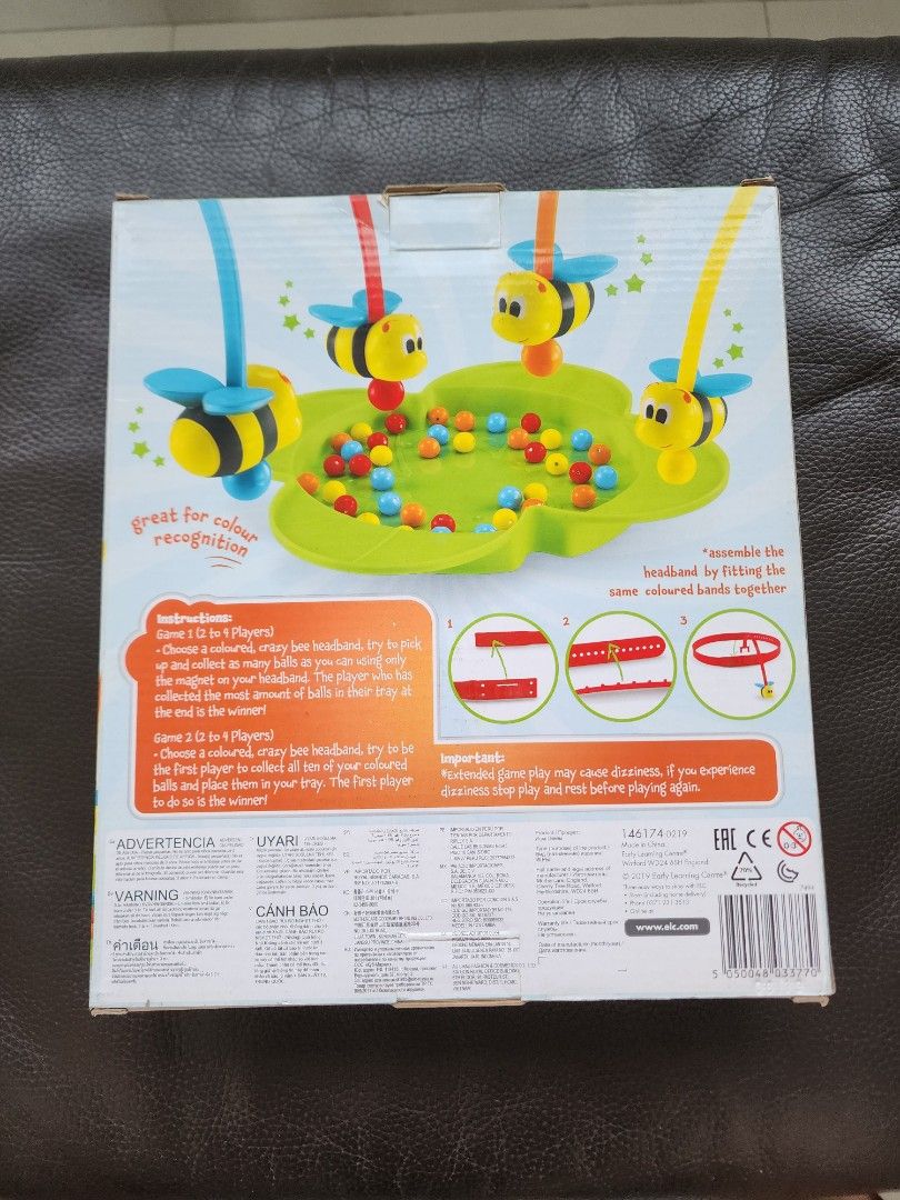 ELC Crazy Bee Family Game, Hobbies & Toys, Toys & Games on Carousell