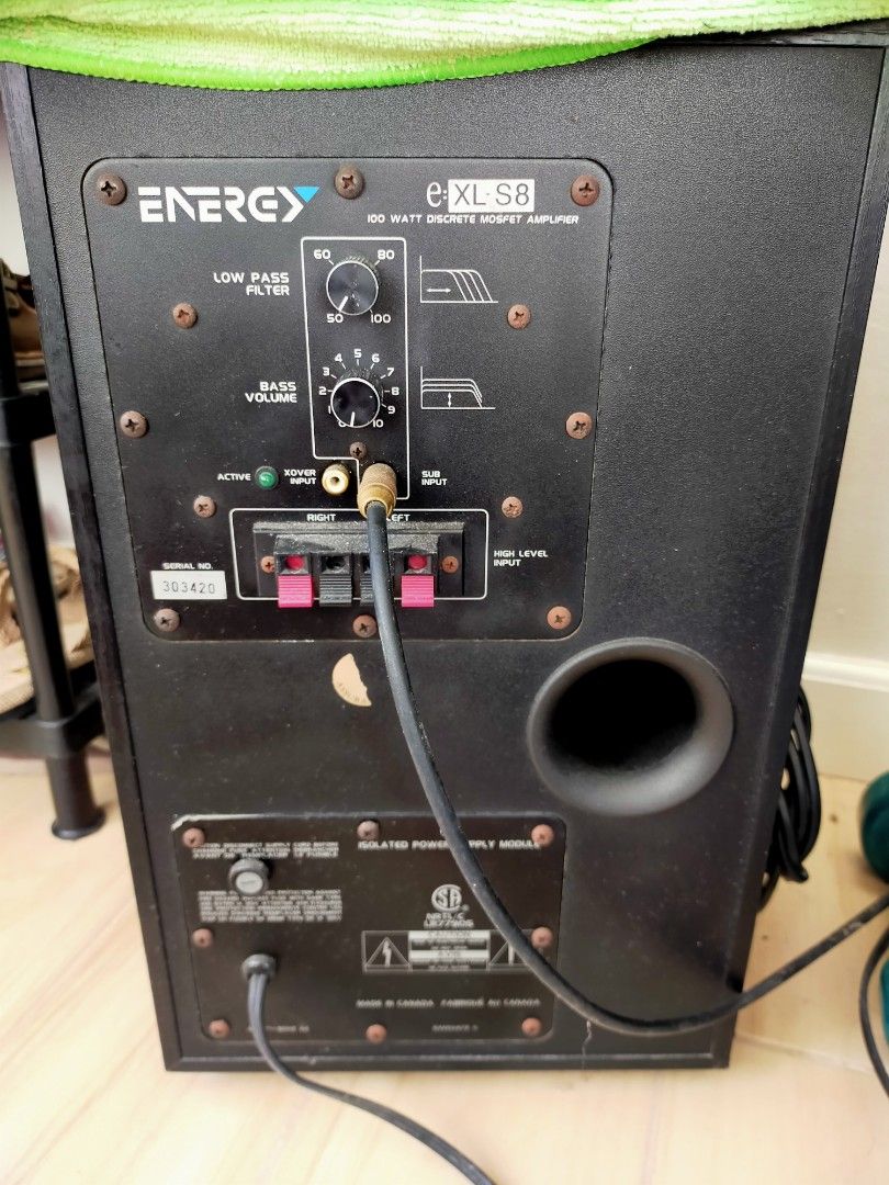 Energy Powered Subwoofer, Audio, Soundbars, Speakers & Amplifiers on ...