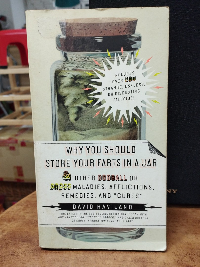 (ENG) Why You Should Store Your Farts In A Jar, Hobbies & Toys, Books ...