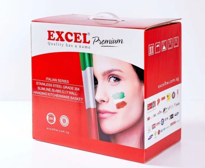 EXCEL ITALIAN Series Sus 304 1-Tier Tissue Paper Roll Scroll Rack ...