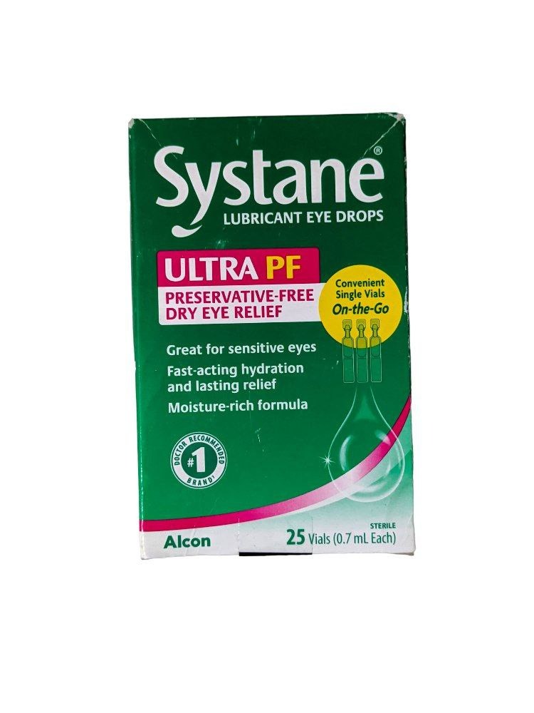 EXP: 08/2023 SYSTANE ULTRA PF Lubricant Eye Drops Preservative-Free ...