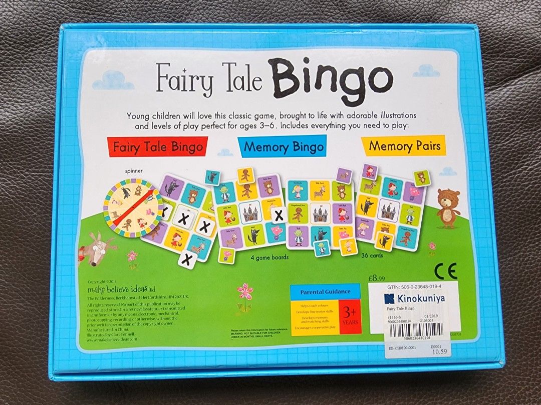 Fairy Tale Bingo, Hobbies & Toys, Toys & Games on Carousell