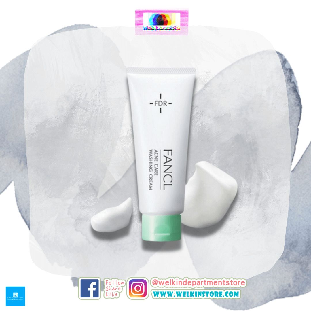 Fancl |芳珂 平衡袪痘潔面乳 (90g) FDR ACNE Care Washing Cream, 美容＆個人護理, 健康及美容 - 皮膚護理, 面部 - 面部護理 - Carousell