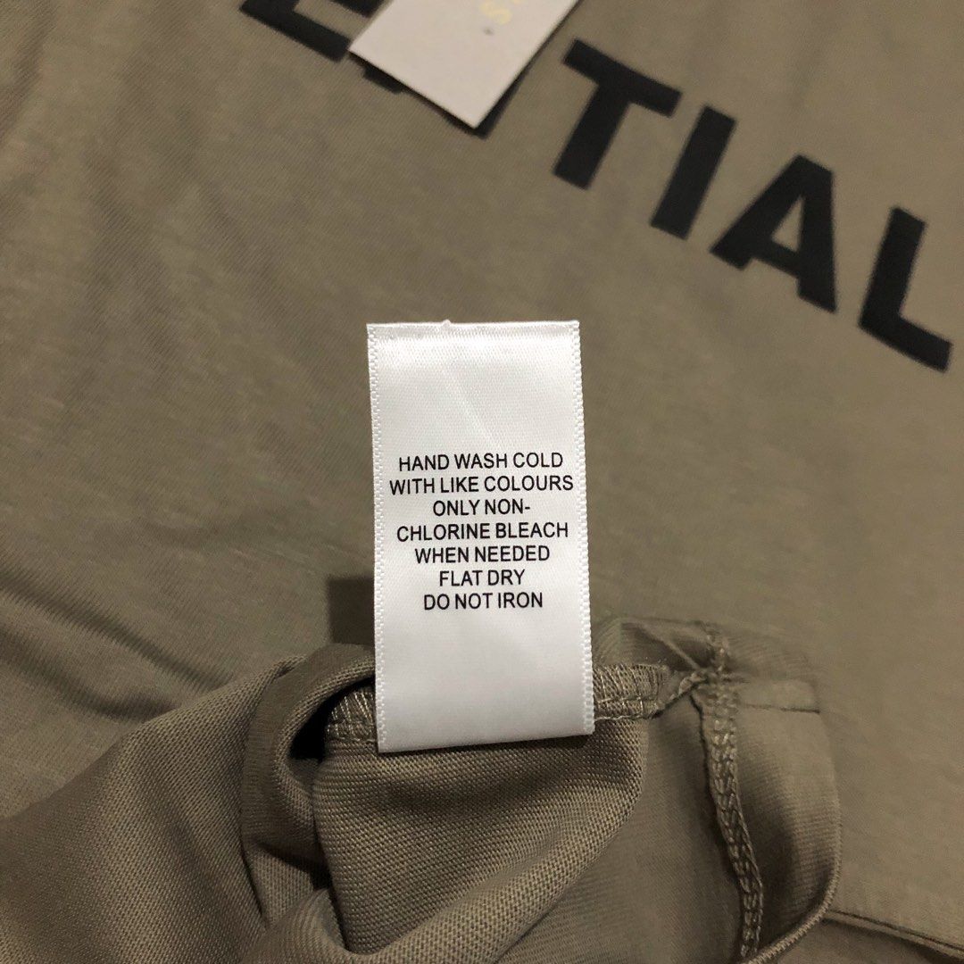 Fear of God Essentials SS20 3D Applique (Gray Brown colorway), Men's ...