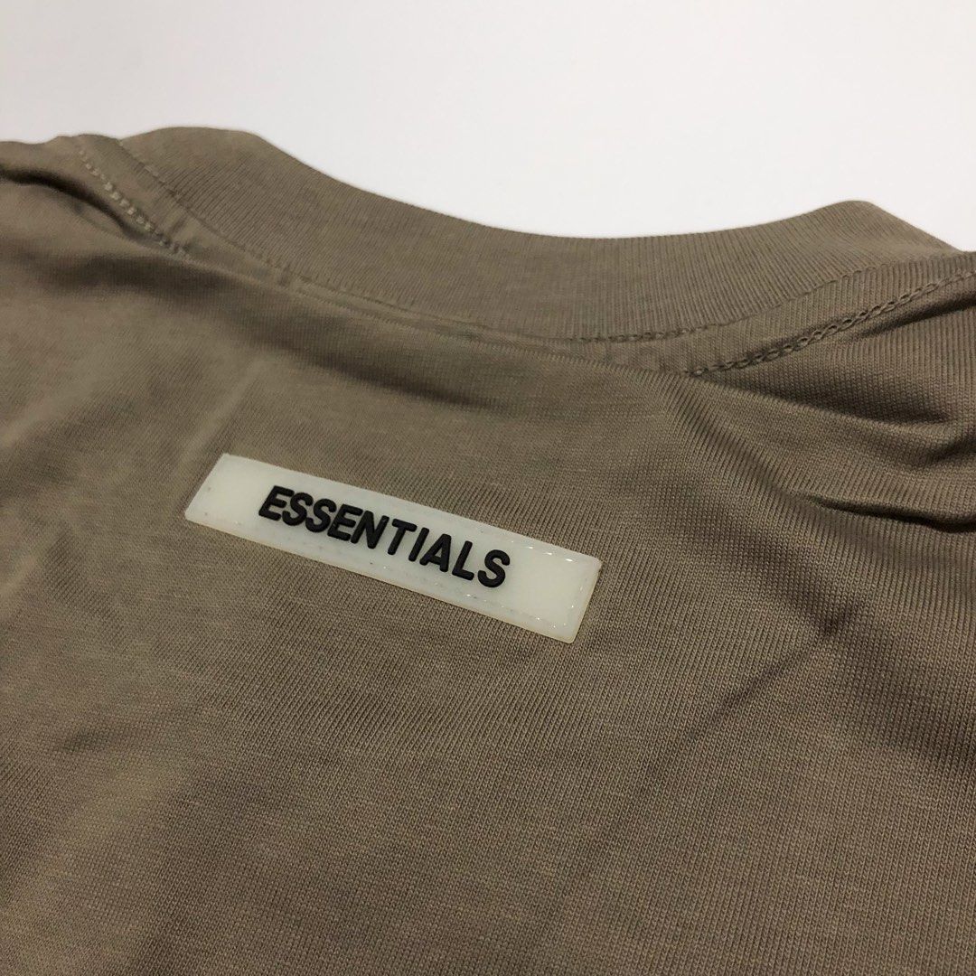 Fear of God Essentials SS20 3D Applique (Gray Brown colorway), Men's ...