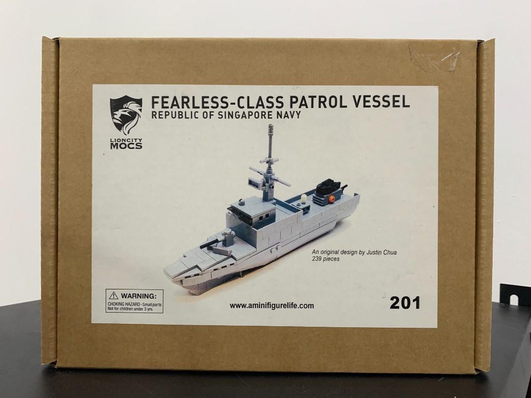 Fearless-Class Patrol Vessel Brick by Lioncity MOCS, Hobbies & Toys ...
