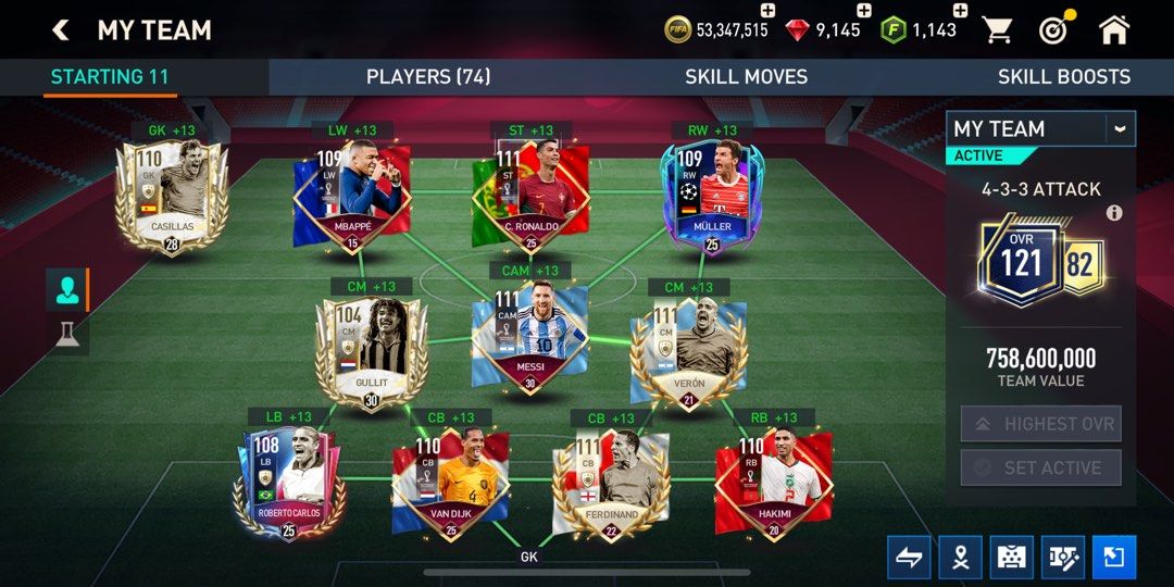 Fifa mobile account 121 OVR, Video Gaming, Video Games, Others on Carousell