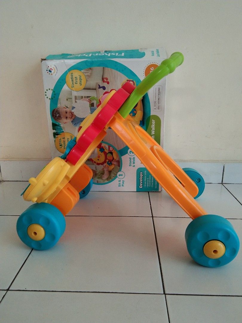 Fisher Price Lion Walker ORI, Bayi & Anak, Mainan & Baby Walker di ...