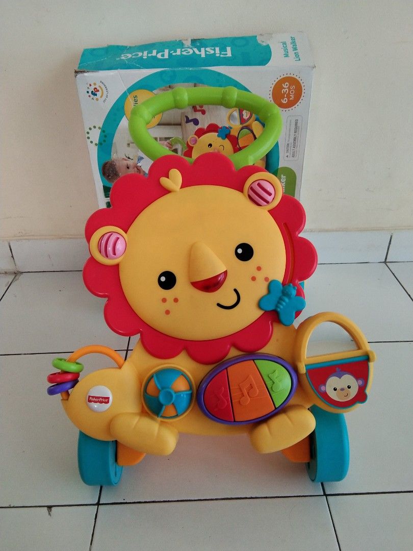 Fisher Price Lion Walker ORI, Bayi & Anak, Mainan & Baby Walker di ...