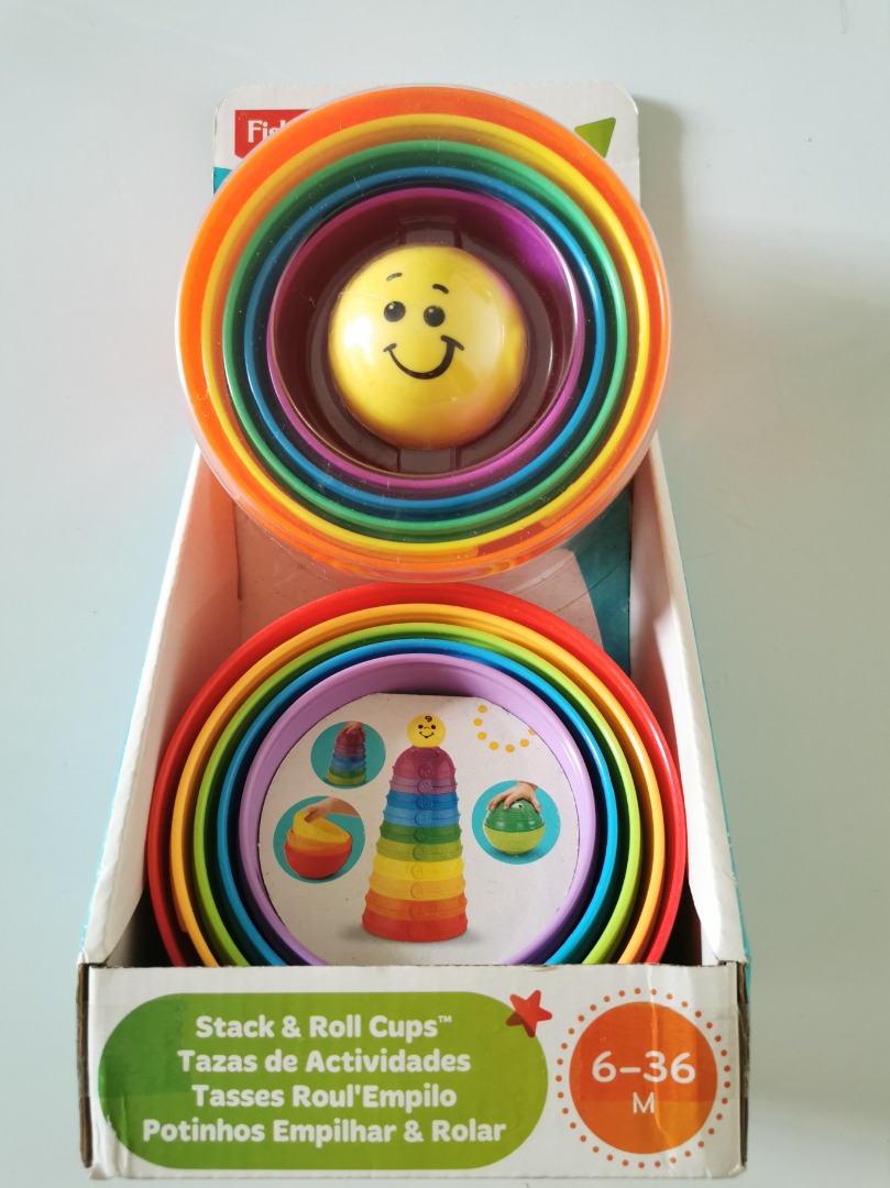 Fisher price stack&Roll Cups, Babies & Kids, Infant Playtime on Carousell