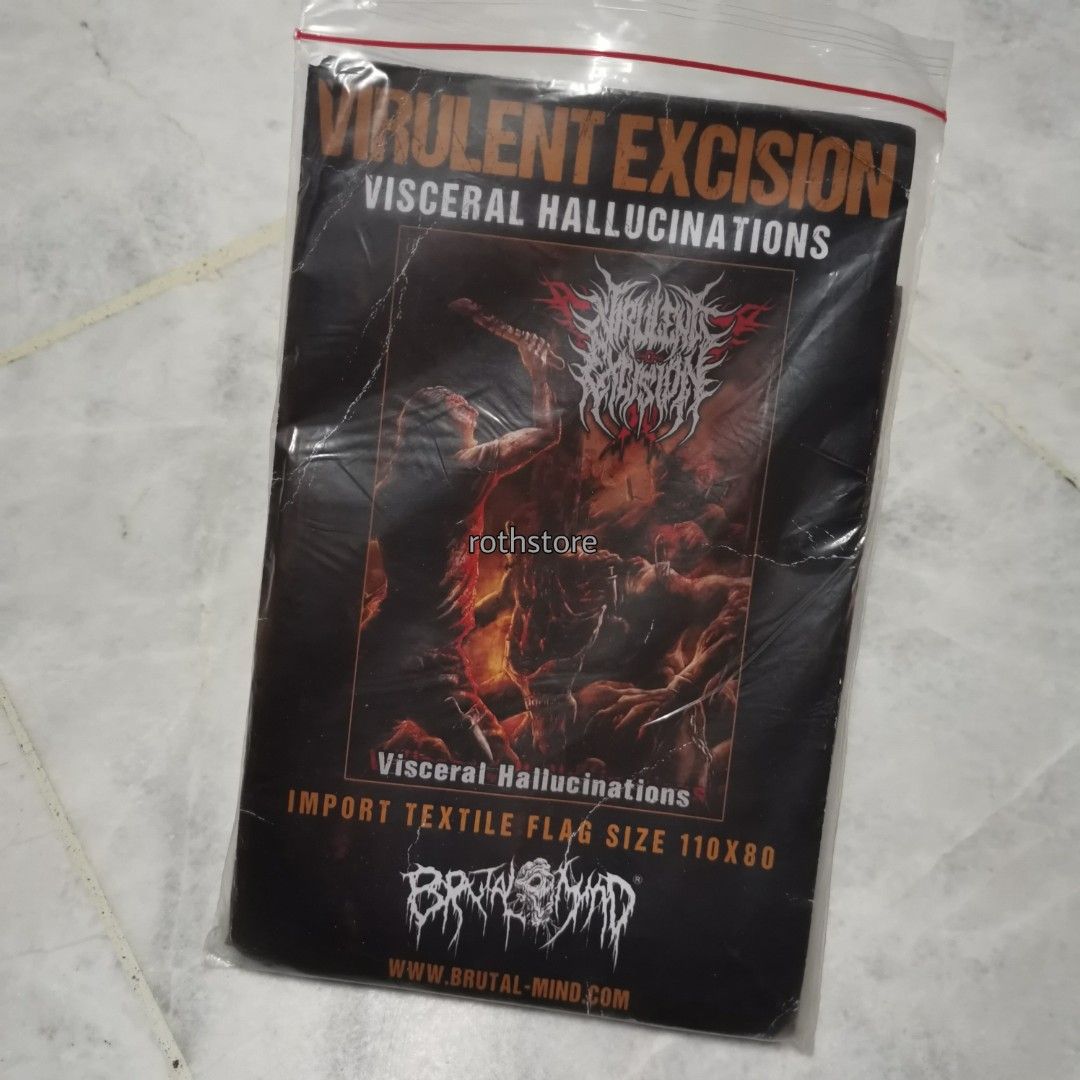 flag virulent excision, Hobbies & Toys, Stationery & Craft, Art ...