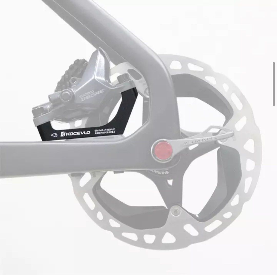 Flat-mount to post-mount brake adapter, Sports Equipment, Bicycles ...