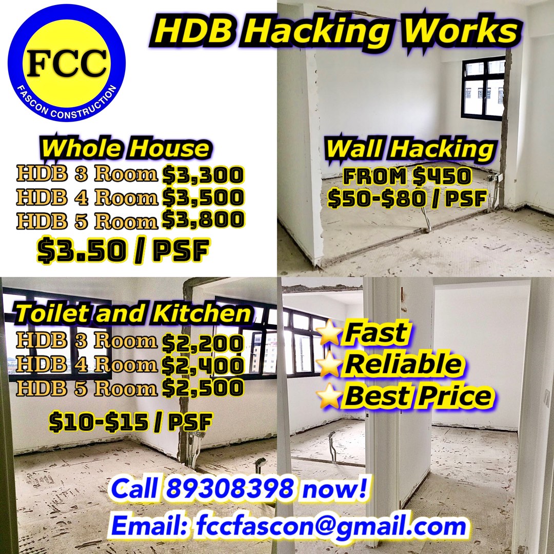 #floorhacking HDB Demolition and Hacking Direct Best Price, Home ...