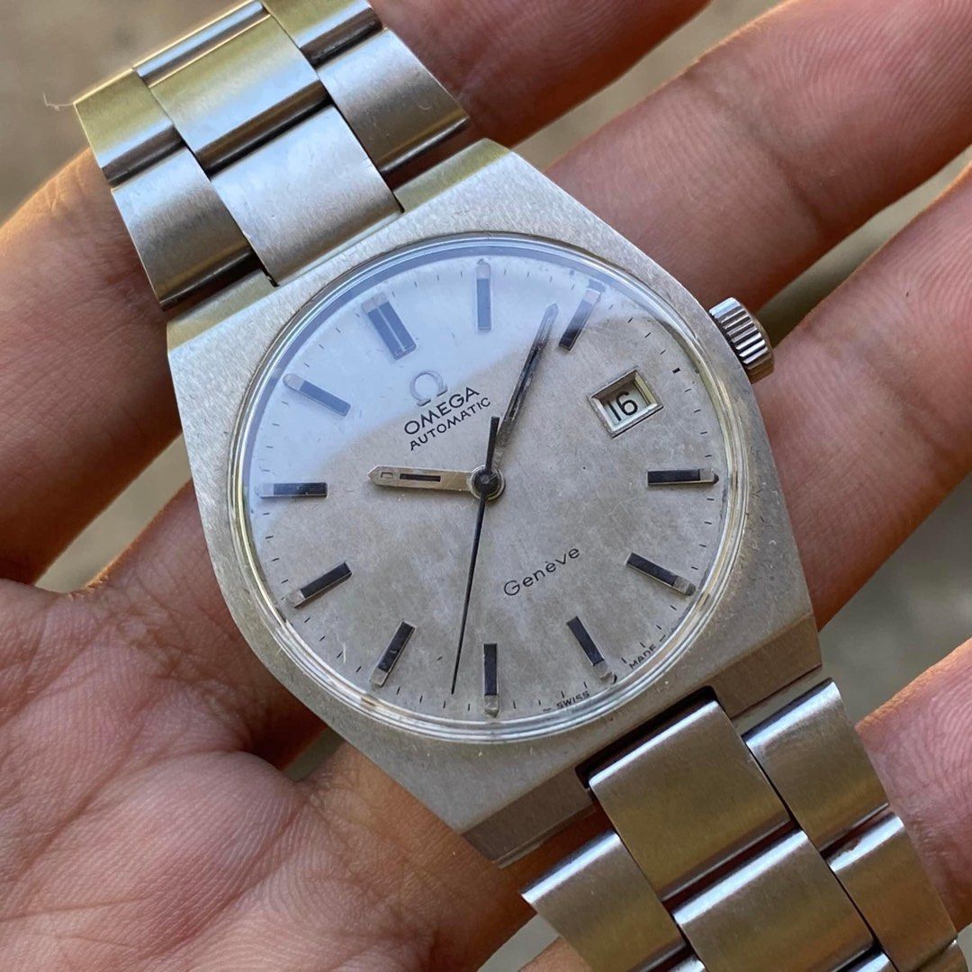 For Sale! Vintage Omega Geneve Ref. 166.099 Date Swiss Made Wristwatch ...