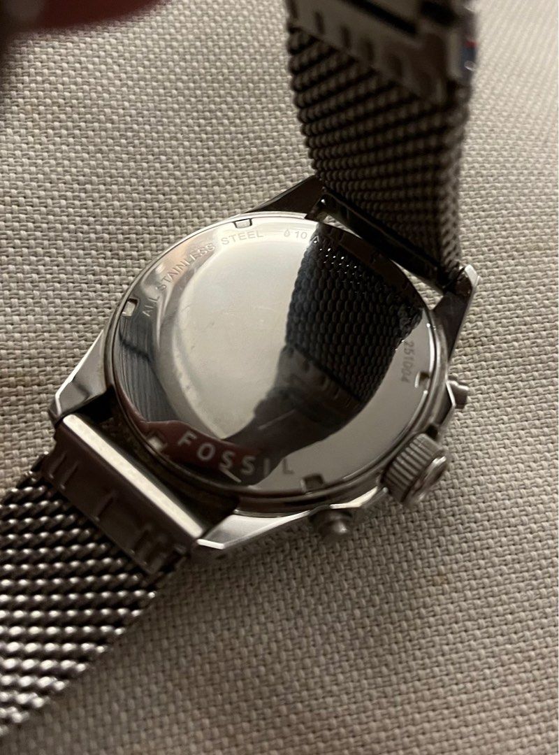 Fossil chain watch, Men's Fashion, Watches & Accessories, Watches on ...