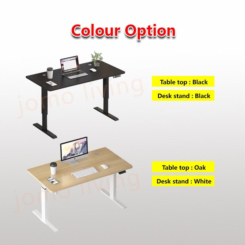 [FREE DELIVERY] Electric Auto Height Adjustable Lift Table Home Office ...