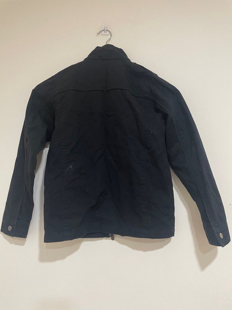 Freego Black Utility Jacket, Babies & Kids, Babies & Kids Fashion on ...