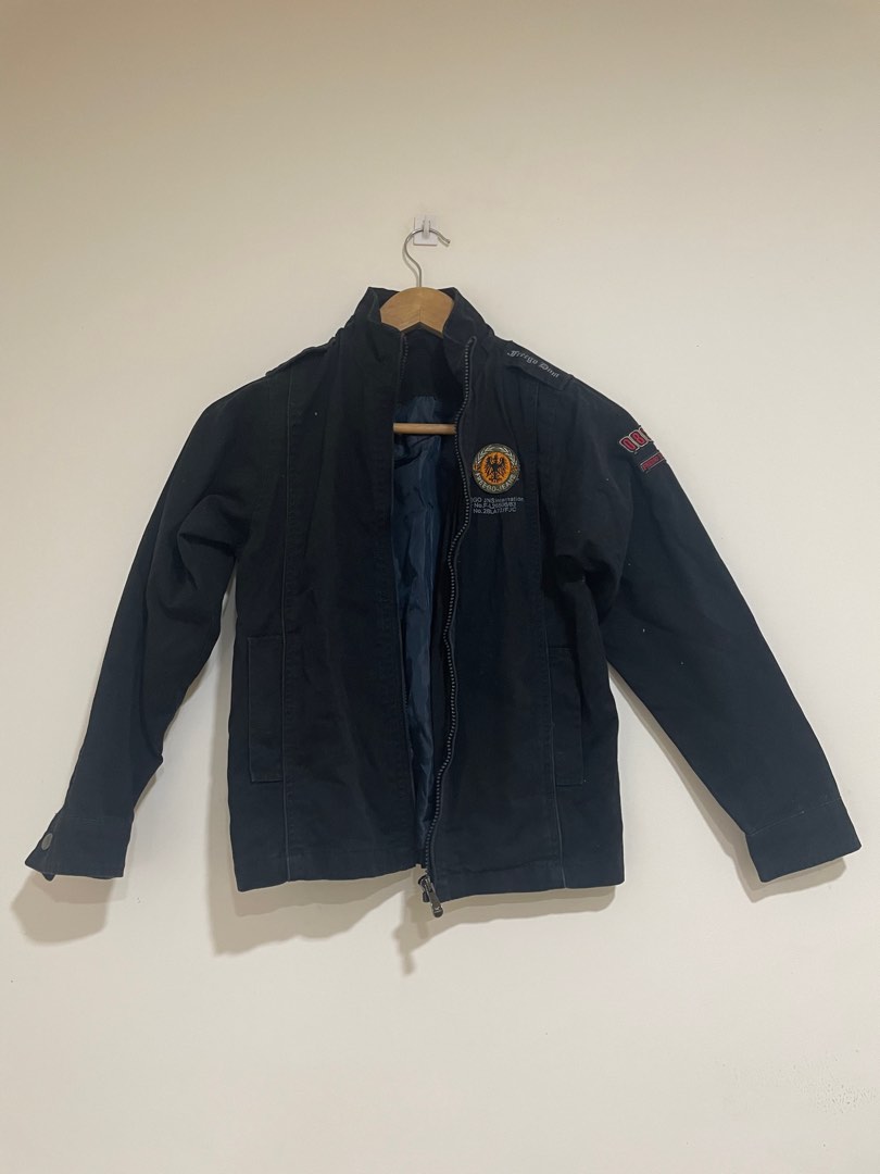 Freego Black Utility Jacket, Babies & Kids, Babies & Kids Fashion on ...