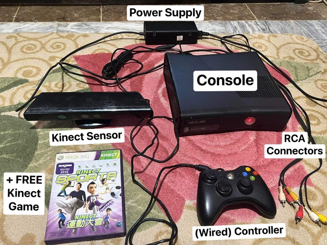 FS: Defective XBOX 360 S with Kinect, Video Gaming, Video Game Consoles ...