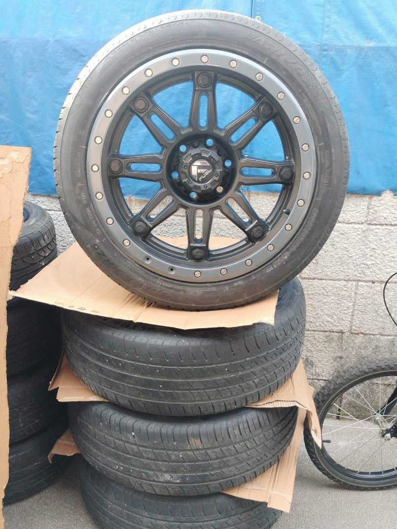 FUEL MAGS with Tires 20', Car Parts & Accessories, Mags and Tires on ...