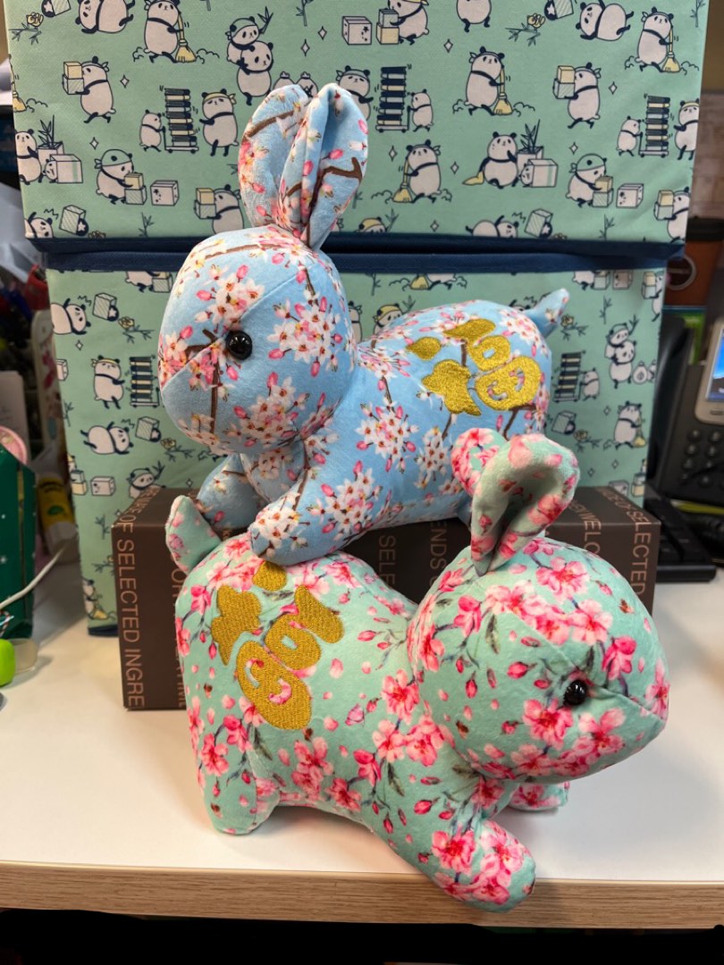 Funclaw CNY rabbits, Hobbies & Toys, Toys & Games on Carousell
