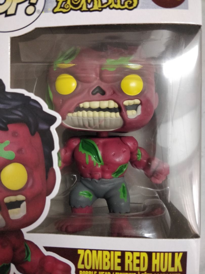 Funko Pop Marvel Zombies - Zombie Red Hulk #790, Hobbies & Toys, Toys ...