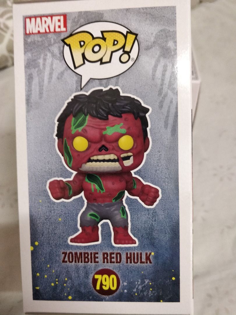 Funko Pop Marvel Zombies - Zombie Red Hulk #790, Hobbies & Toys, Toys ...