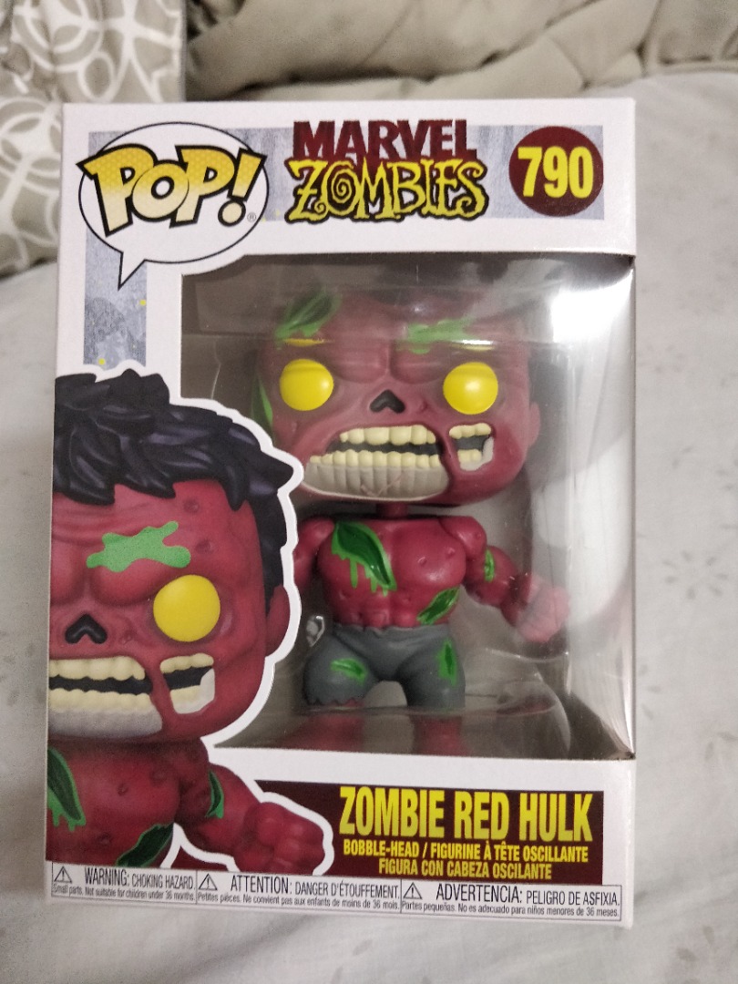 Funko Pop Marvel Zombies - Zombie Red Hulk #790, Hobbies & Toys, Toys ...
