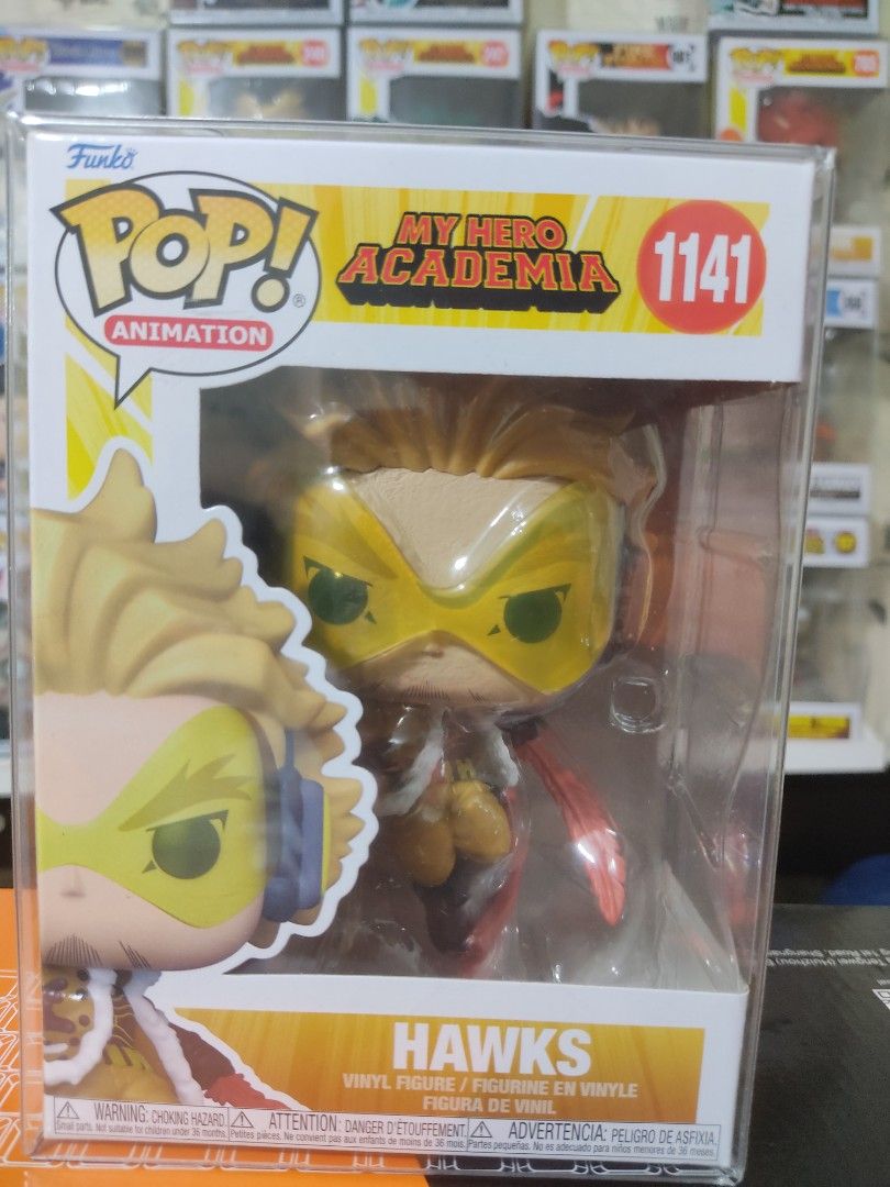 FUNKO POP MY HERO ACADEMIA MHA FATGUM, AOYAMA, JIRO, AND HAWKS, Hobbies ...