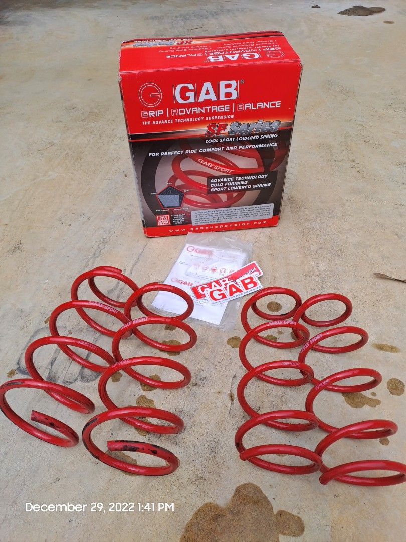 GAB Sport Spring Saga VVT BLM FLX Proton, Auto Accessories on Carousell