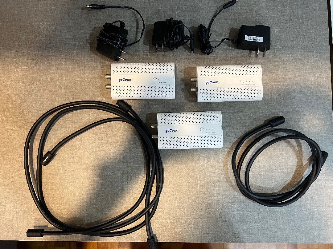 goCoax MoCA Ethernet adapters, Computers & Tech, Parts & Accessories ...