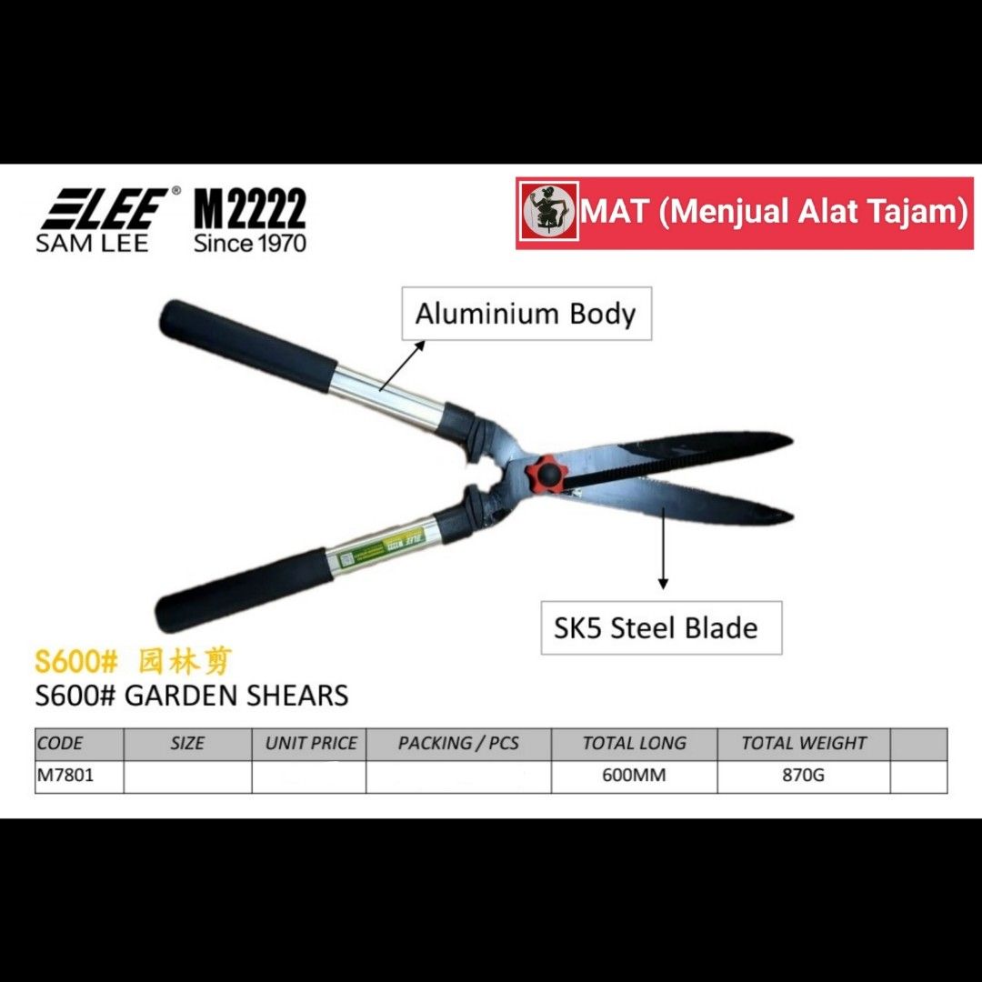 Gunting Kebun Trim Pokok Bunga / Garden Shear Flowers Trimmer Brand ...