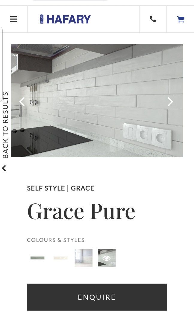 Hafary Grace Pure Tiles, Everything Else on Carousell