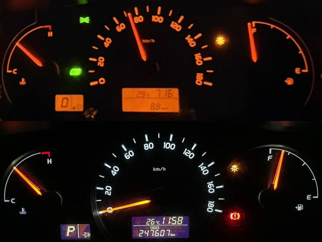 HiAce Euro 4/5 speedometer LED replacement, Car Accessories ...