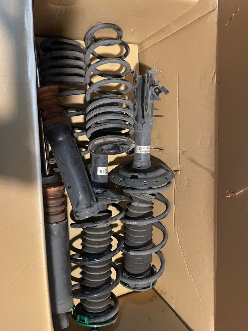 Honda Jazz GK5 shock absorber with RSR TI2000 lowering spring., Car ...